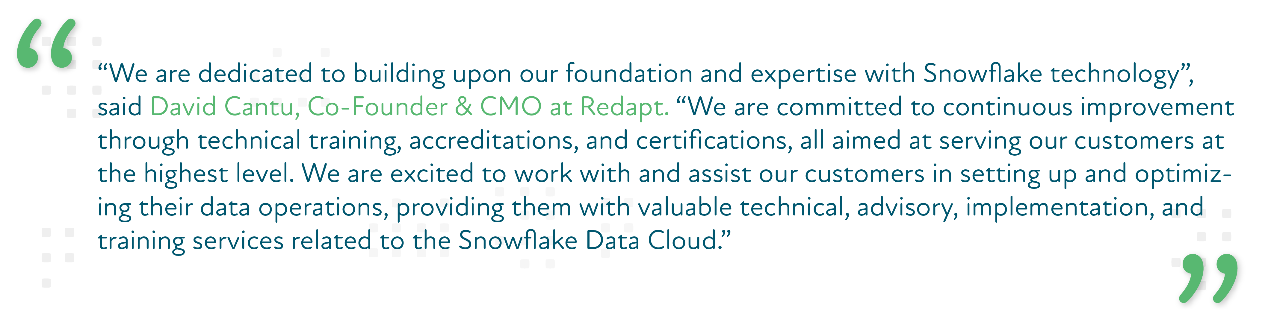 Redapt Achieves Premier Snowflake Services Program Partner Status